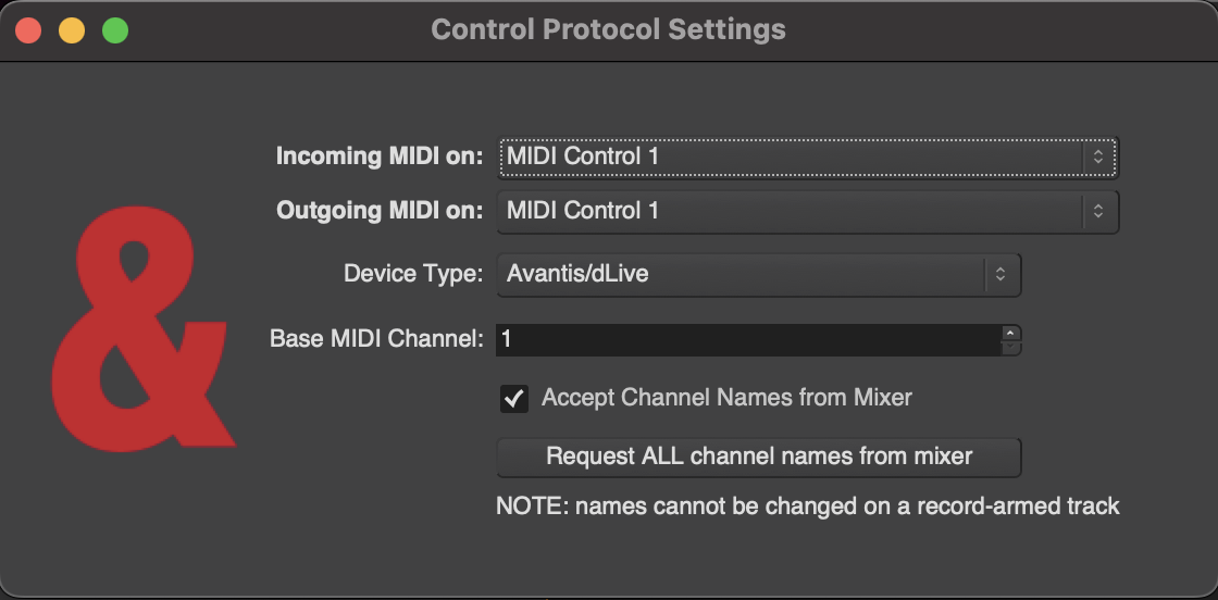 Using Harrison LiveTrax with Allen & Heath consoles – Allen & Heath