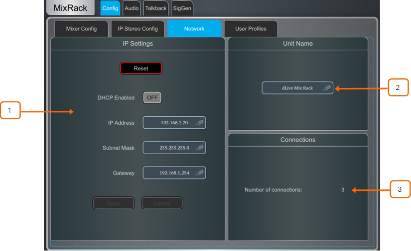 MixRack Setup – Allen & Heath