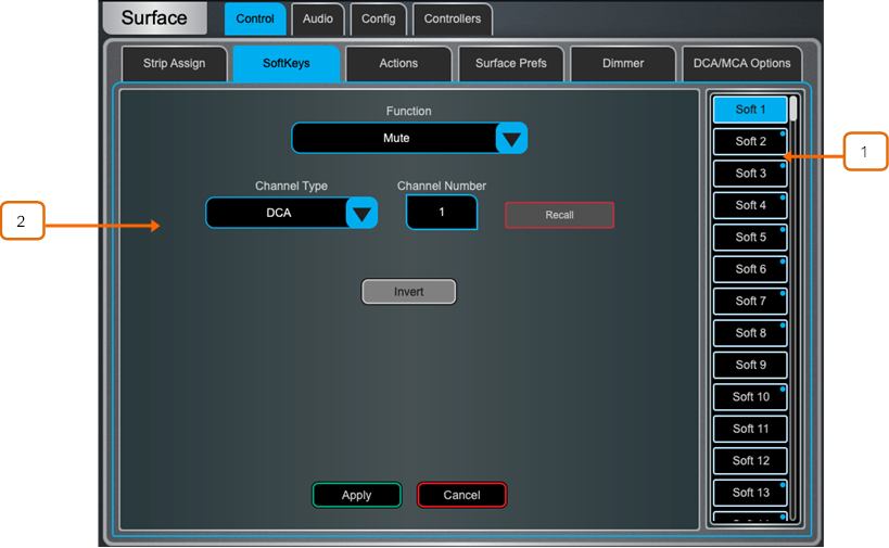 Surface Setup – Allen & Heath